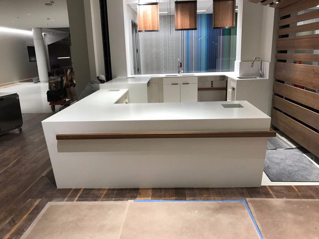 GerrityStone - Granite - Marble - Quartz - AP Dailey Reception Desk